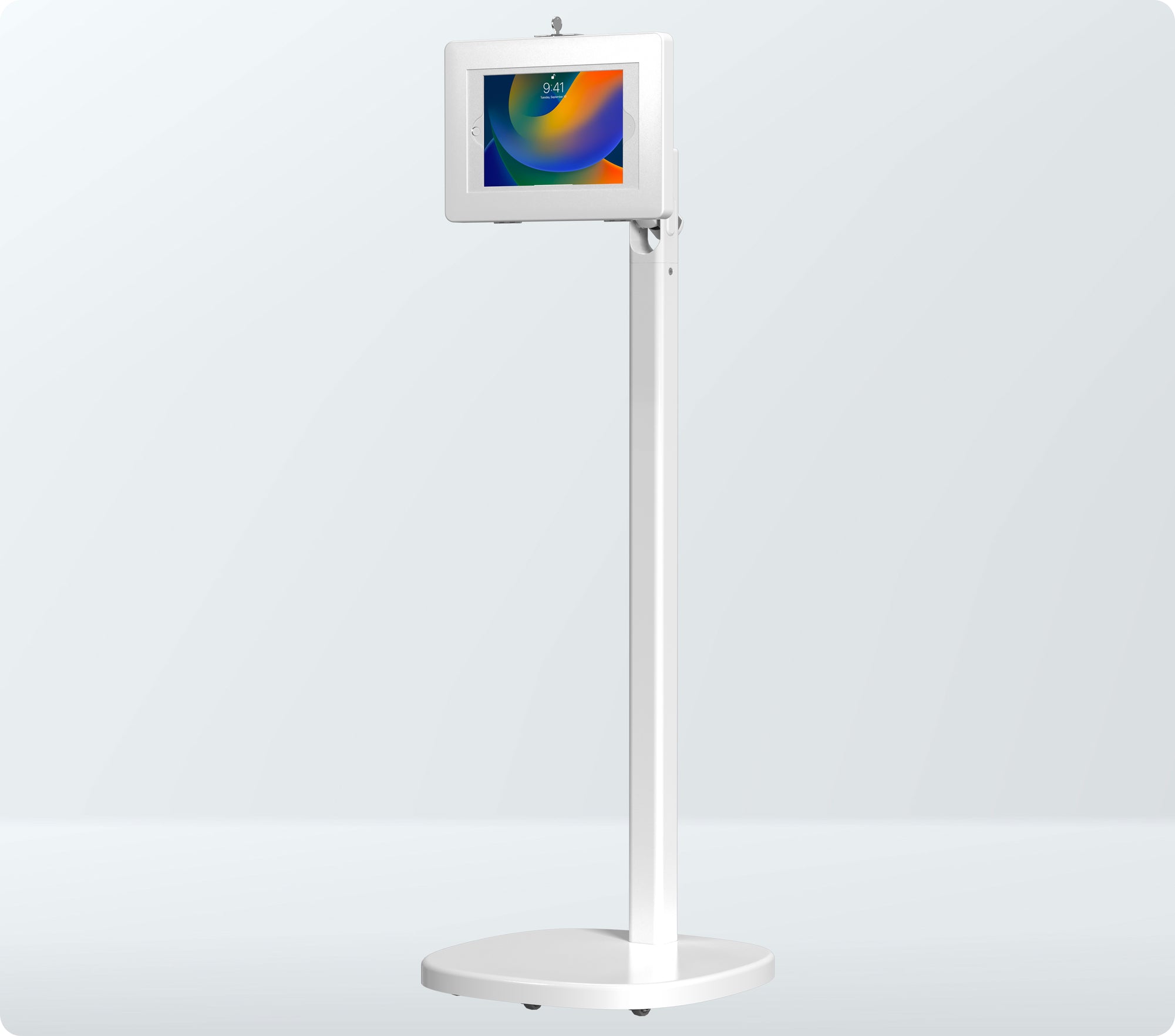 Spring Adjustable Floor Stand for Large Tablets — CTA DIGITAL