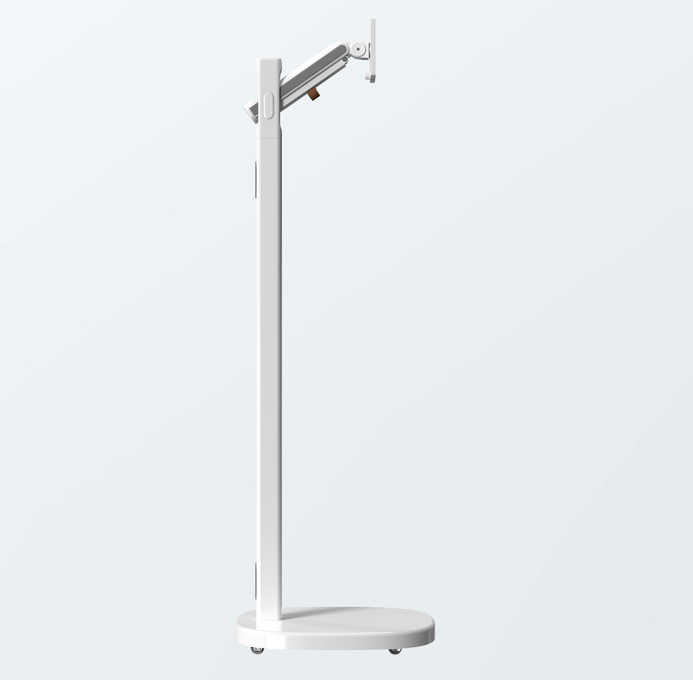 Mobile Rolling Spring Adjustable Floor Stand for Displays up to 22 lbs ...