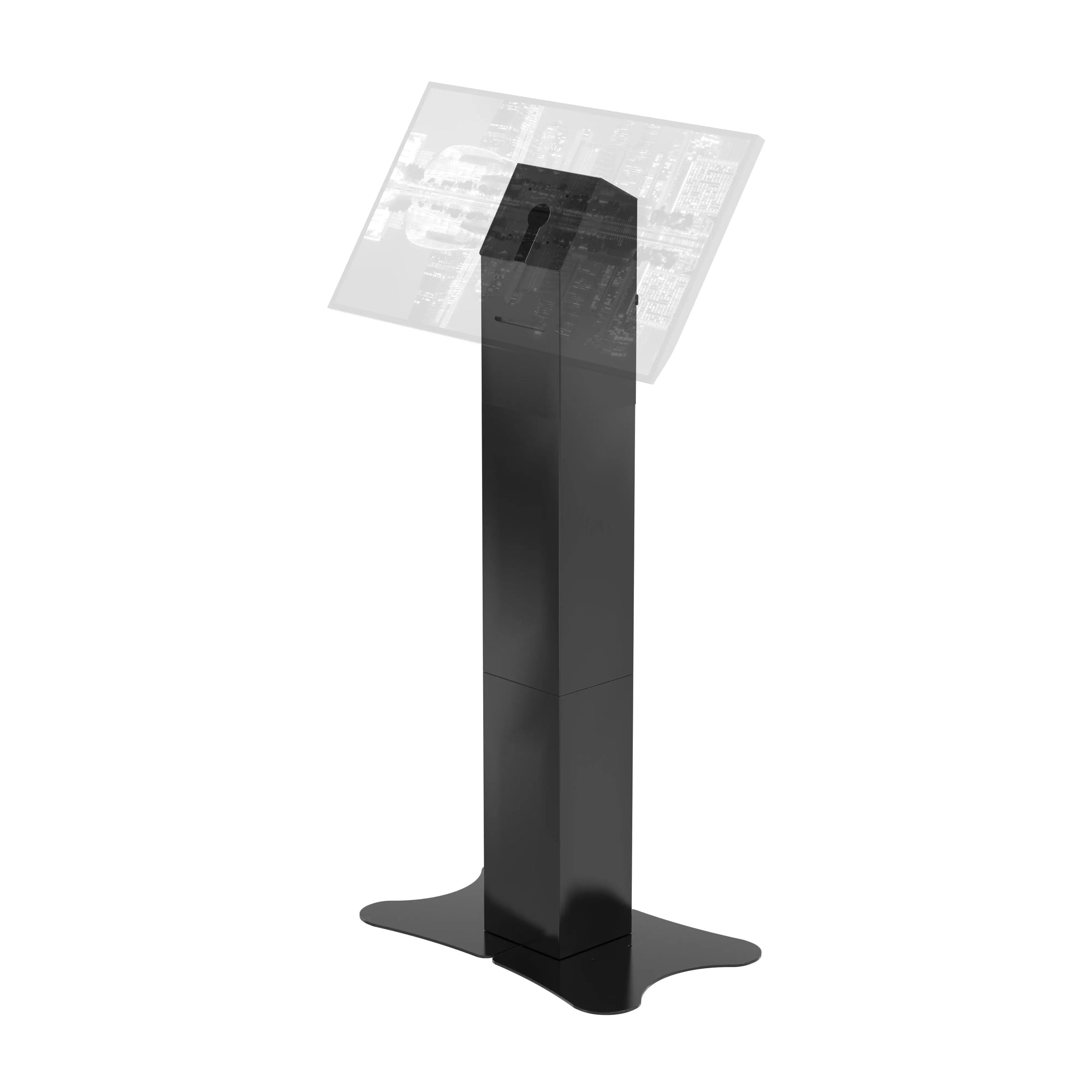 Premium VESA Compatible Floor Stand Kiosk with Enclosed Printer — CTA ...