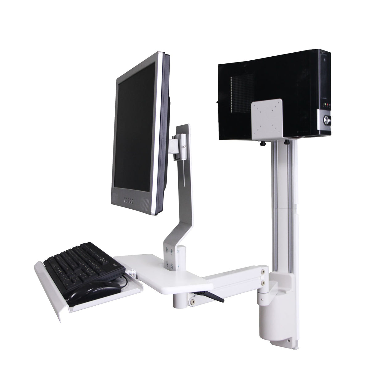 All-in-One Wall-Mounted PC Workstation with PC Cradle, VESA ... — CTA ...